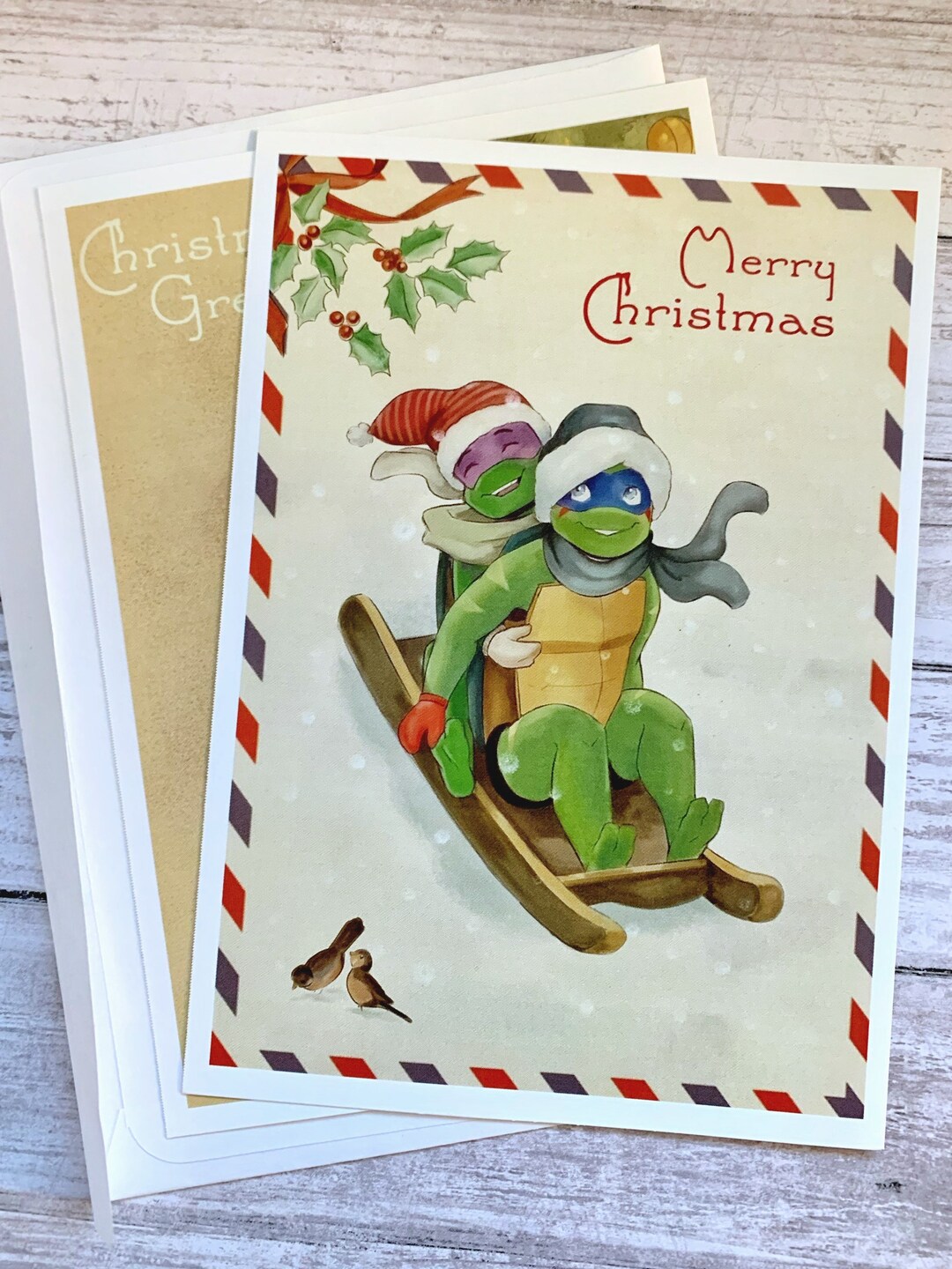 ROTTMNT Christmas Vintage Postcard Happy Holidays Blank Holiday ...