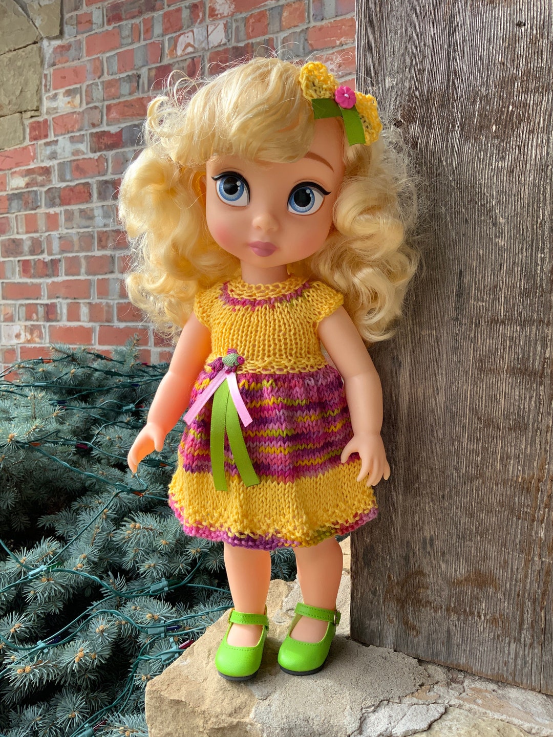 SALE Fits Wellie Wisher & Disney Animator Dolls, tropical Sun Hand ...
