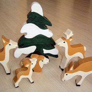 Pdf Patterns / Tutorial for 10 Different Wooden Animals in Waldorf ...