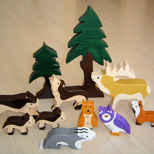 Pdf Patterns / Tutorial for 10 Different Wooden Animals in - Etsy