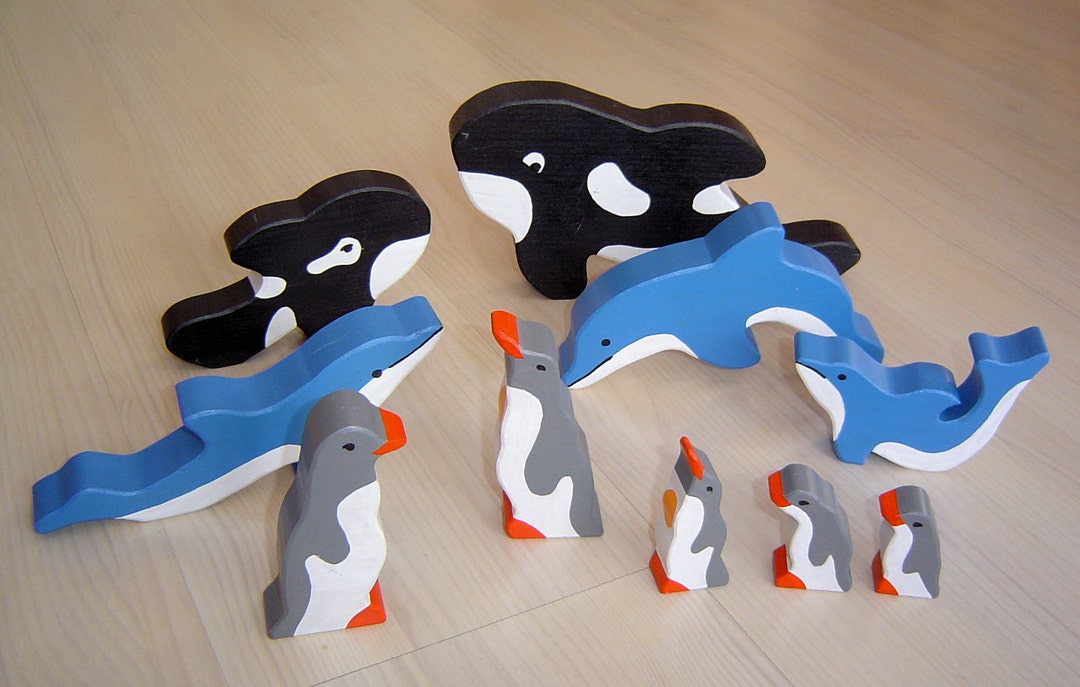 Pdf Patterns / Tutorial for 10 Different Wooden Animals in Waldorf ...