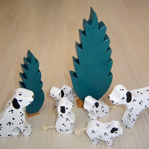 Pdf Patterns / Tutorial for 10 Different Wooden Animals in Waldorf ...