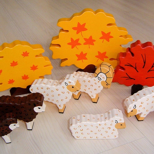 Pdf Patterns / Tutorial for 10 Different Wooden Animals in | Etsy