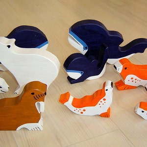 Pdf Patterns / Tutorial for 10 Different Wooden Animals in Waldorf ...