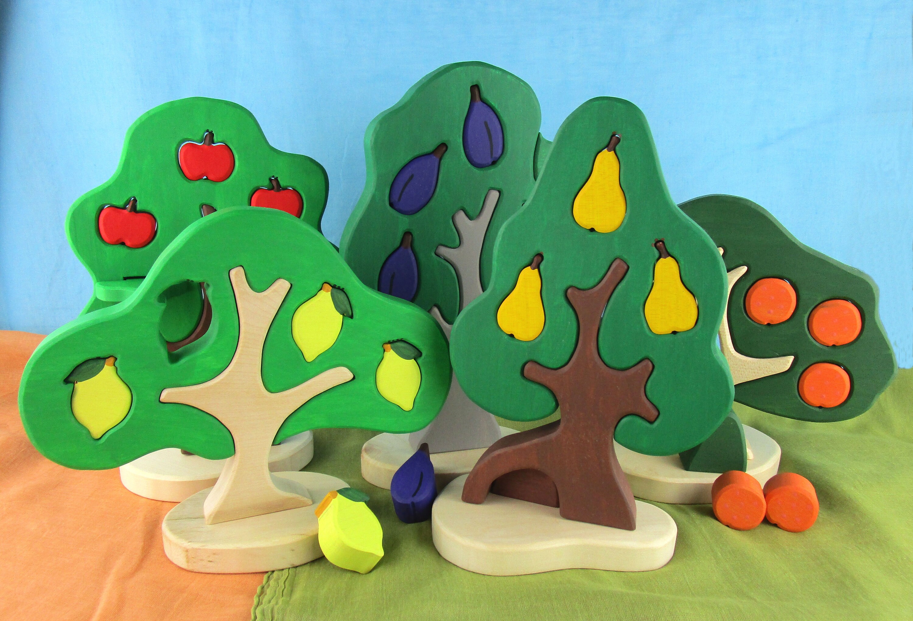 DIY / E-book / Patterns / Plans for 5 Different Wooden Tree Puzzles ...