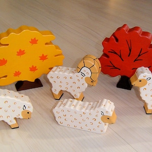 Pdf Patterns / Tutorial for 10 Different Wooden Animals in Waldorf ...