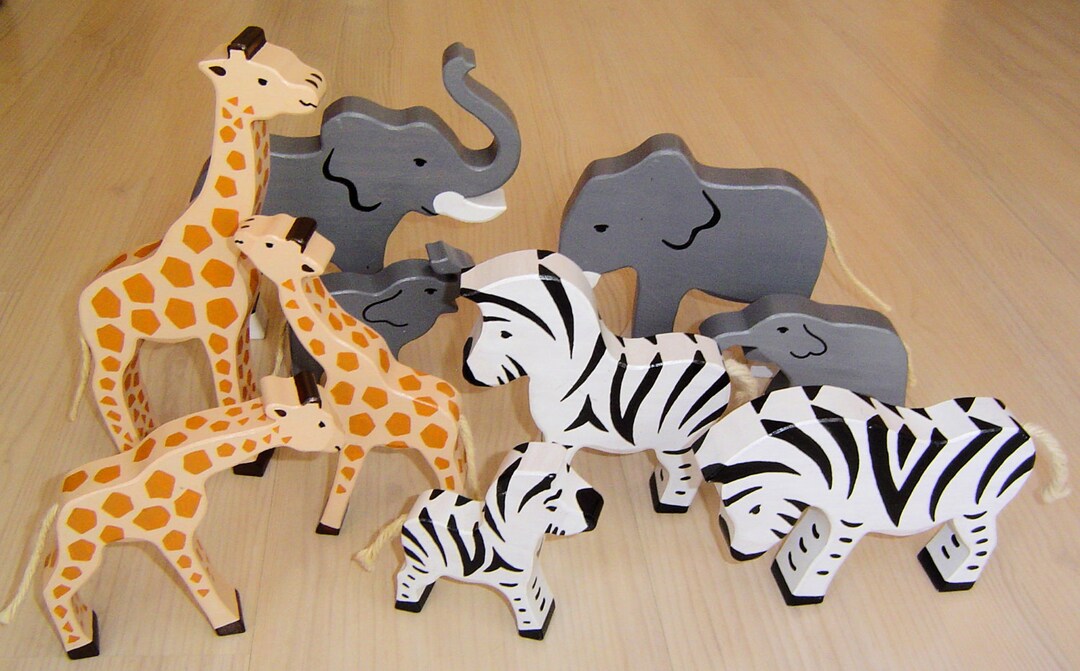 Pdf Patterns / Tutorial for 10 Different Wooden Animals in Waldorf ...