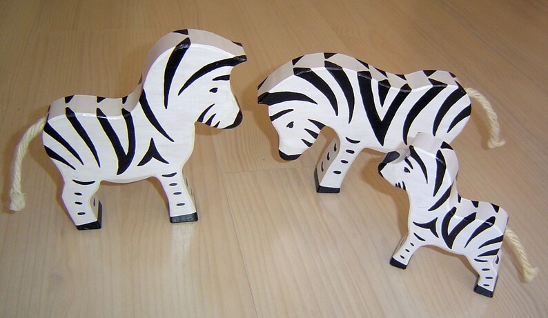 Pdf Patterns / Tutorial for 10 Different Wooden Animals in Waldorf ...