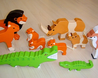 Pdf Patterns / Tutorial for 10 Different Wooden Animals in | Etsy