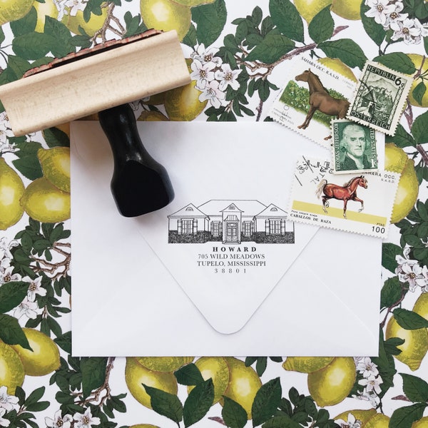 House Stamp - Etsy
