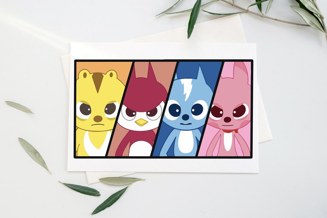 Cute Mini Force Digital Art, Perfect for Graphic Tees, Stickers, SVG ...