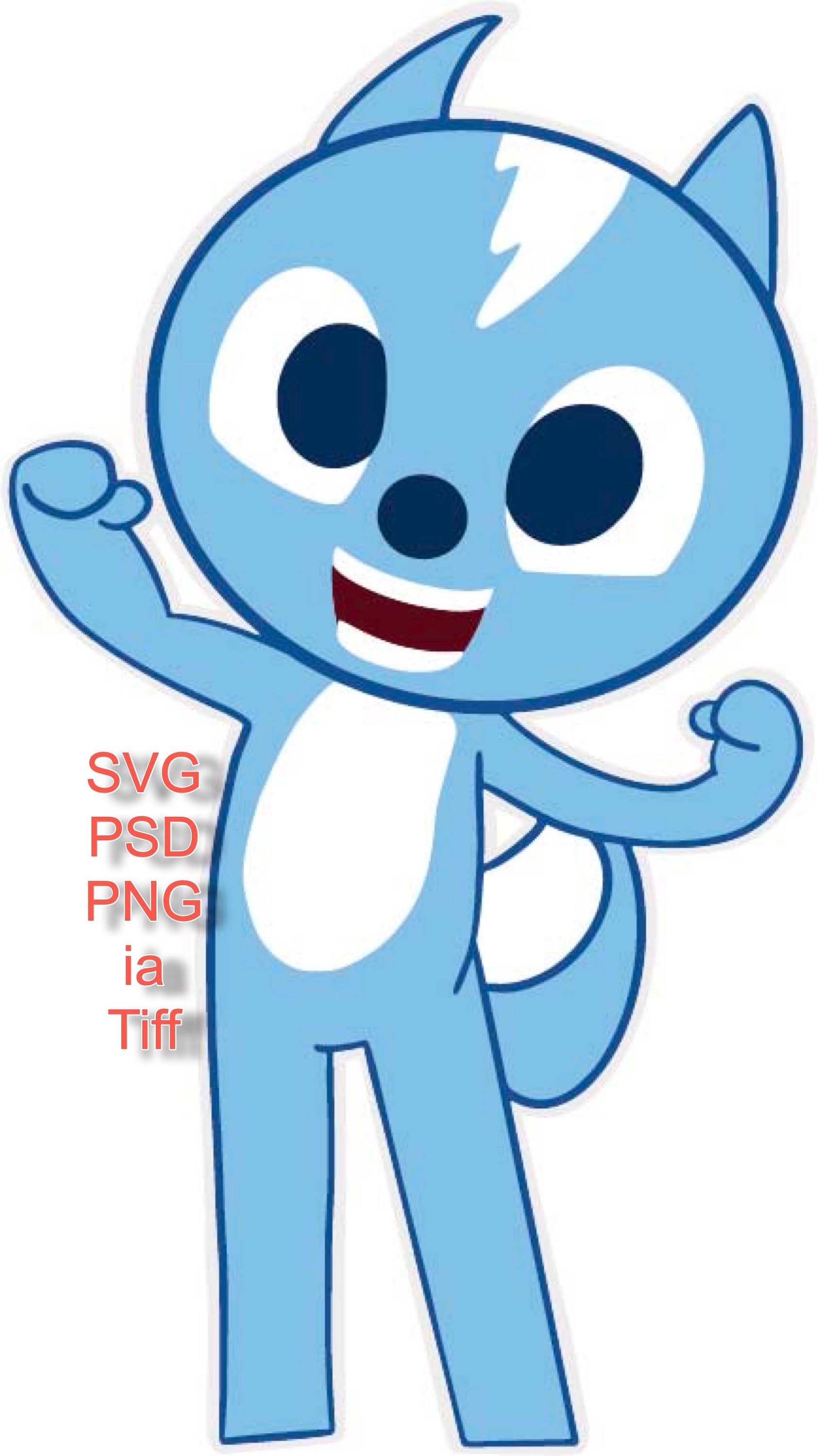 Cute Mini Force Volt Digital Art, Perfect for Graphic Tees, Stickers ...