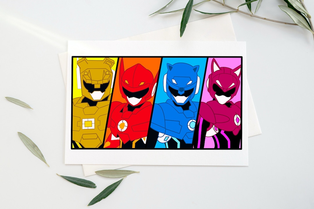 Mini Force Digital Art SVG, PNG, PSD, Procreate & Ai Super Dino Force ...