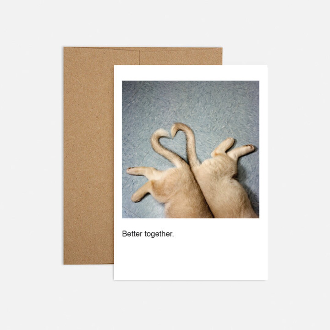Better Together Wedding Greeting Card - Etsy