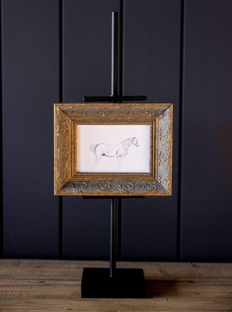 Adjustable Art Display Easel Stand Metal Frame Holder for Artwork ...