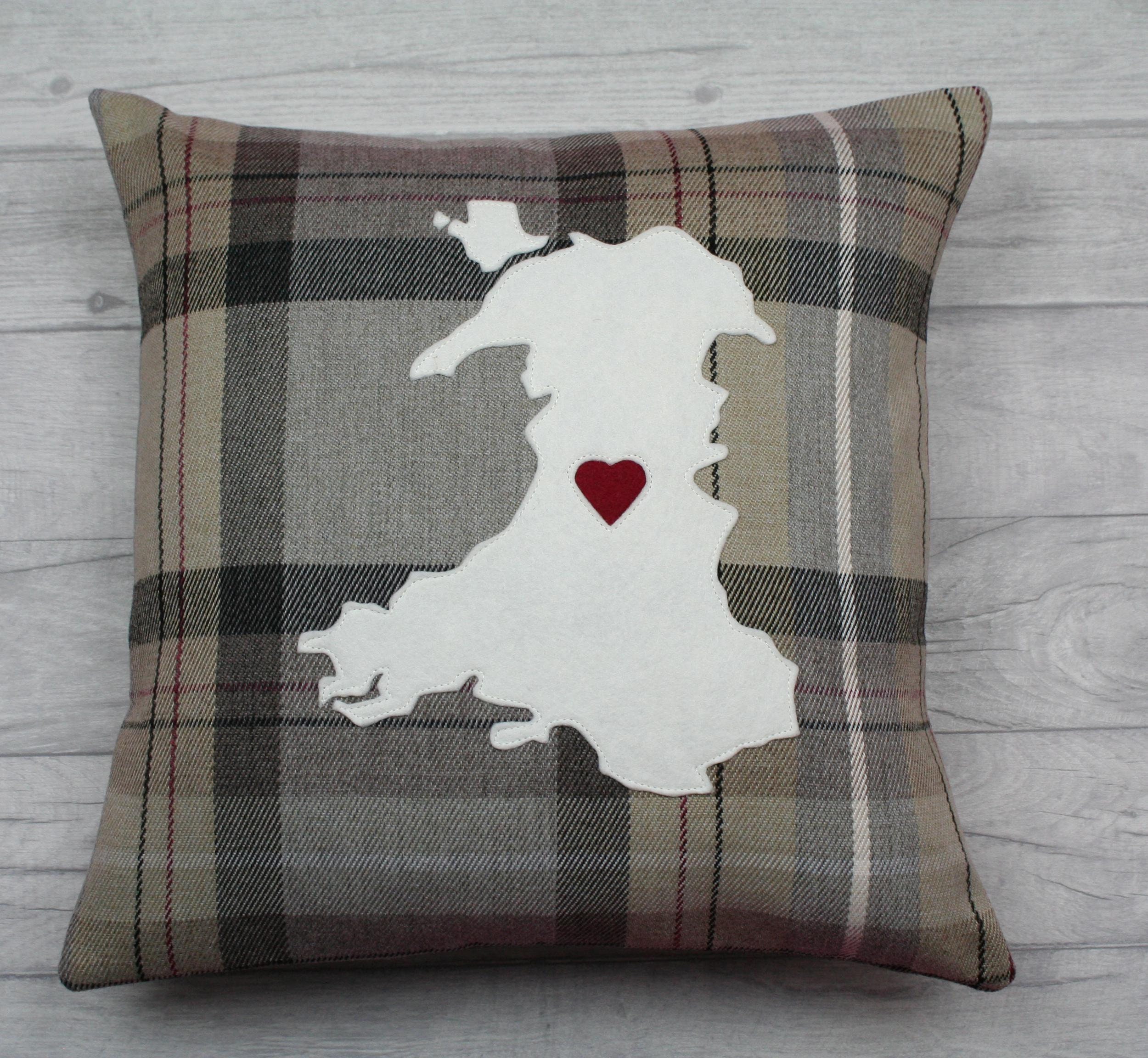 Welsh Cushion Map of Wales Welsh Map Pillow Map of Wales - Etsy UK