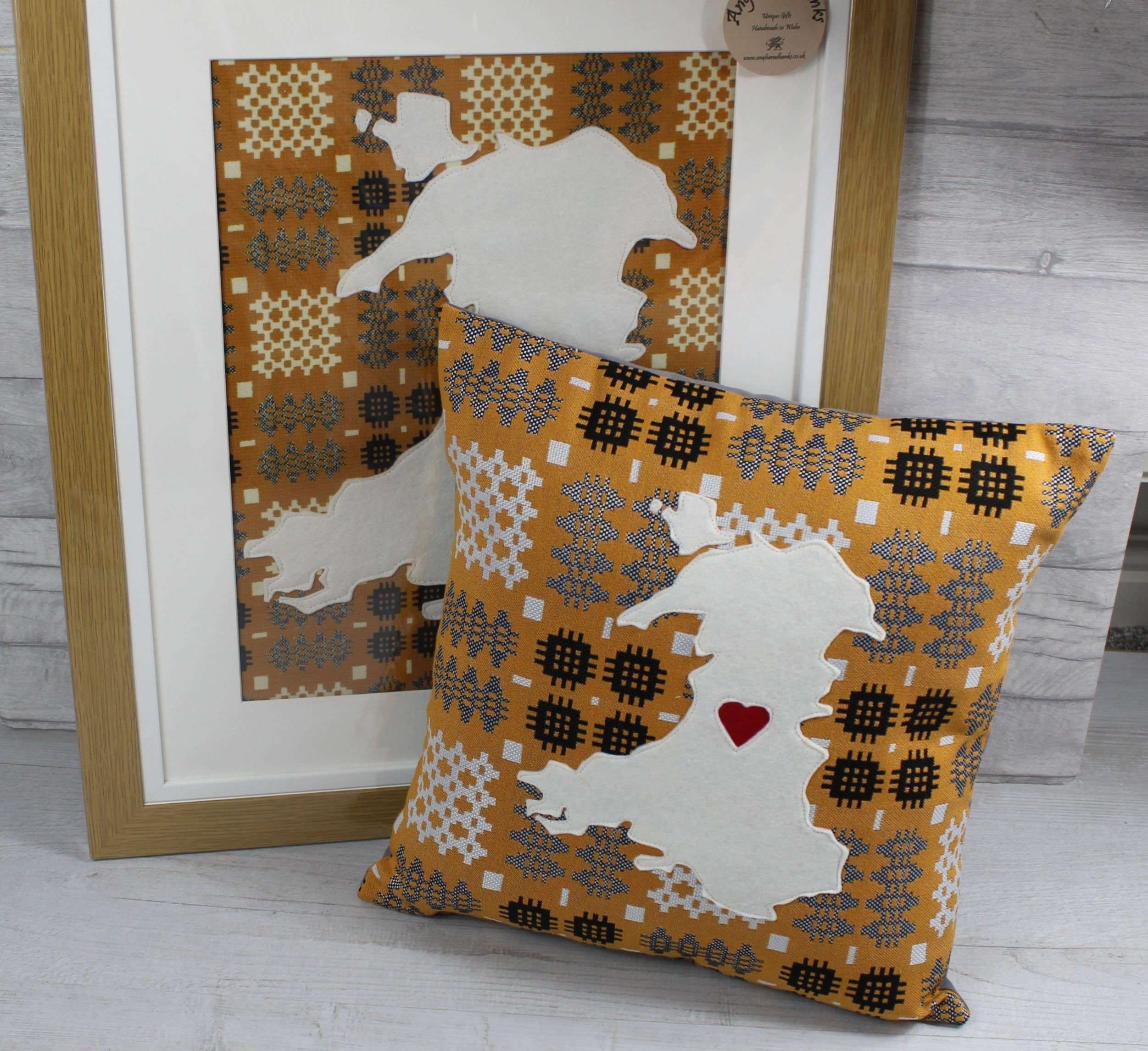 Welsh Tapestry Blanket Map of Wales Cushion / Cymru Cushion - Etsy UK