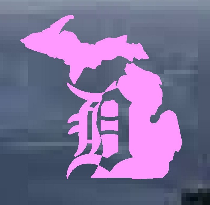 Detroit D Michigan Vinyl Car Window Decal Sticker *buy 2 and Get a ...