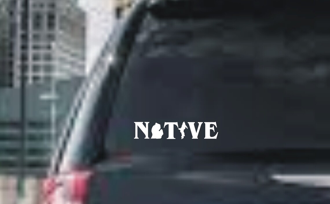 MICHIGAN NATIVE Vinyl Car Window Decal Sticker -*buy 2 and Get a Third ...