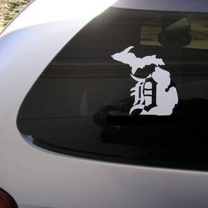Detroit D Michigan Vinyl Car Window Decal Sticker *buy 2 and Get a ...