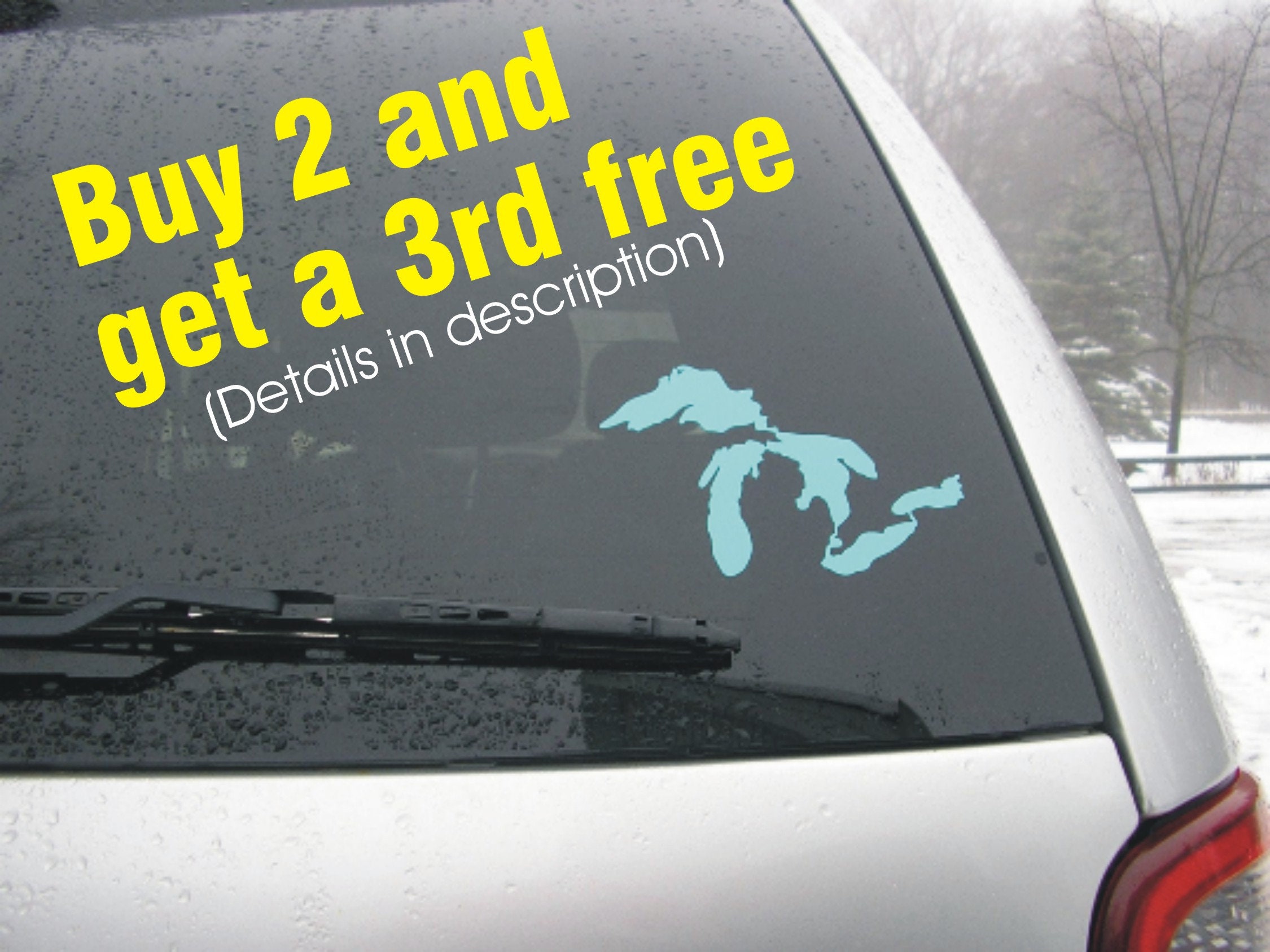 Great Lakes Vinyl Car Window Decal Sticker -*buy 2 and Get a Third Free ...