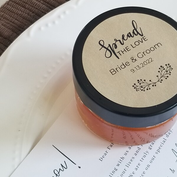 Spread the Love Jar Jam Labels - Etsy