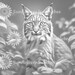Wild Cats - 52 Digital Images to Download and Color - Etsy
