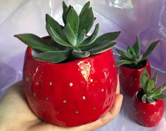 Ceramic Strawberry | Etsy