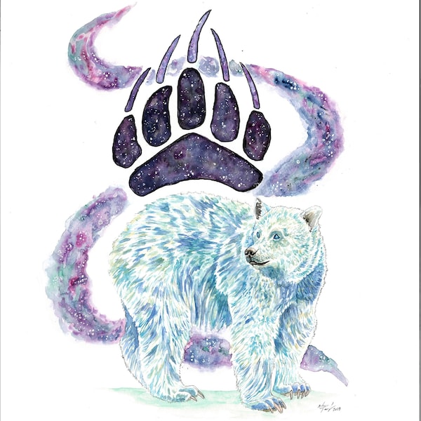 Spirit Bear Painting - Etsy