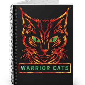 Warrior Cats Spiral Notebook - Etsy