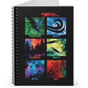 Warrior Cats Spiral Notebook - Etsy