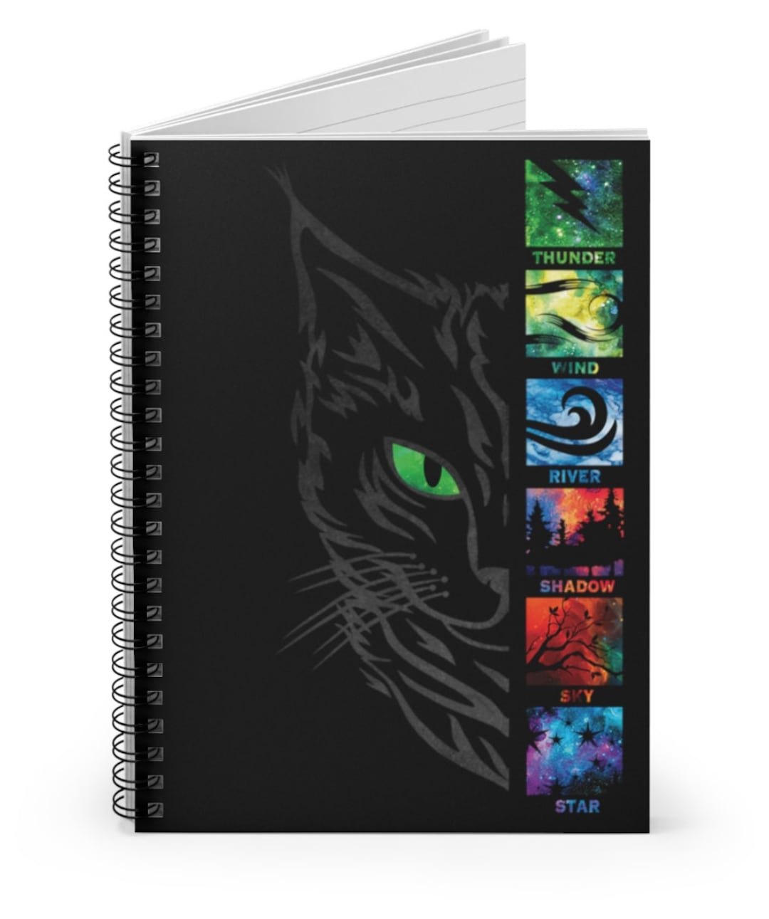Warrior Cats Spiral Notebook - Etsy