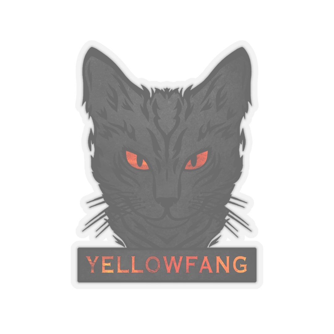 Yellowfang Die Cut Vinyl Stickers - Etsy