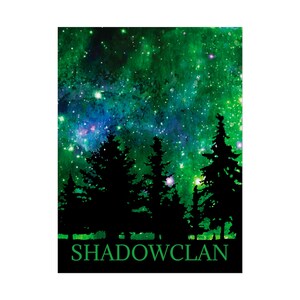 Warrior Cats Poster Shadowclan - Etsy