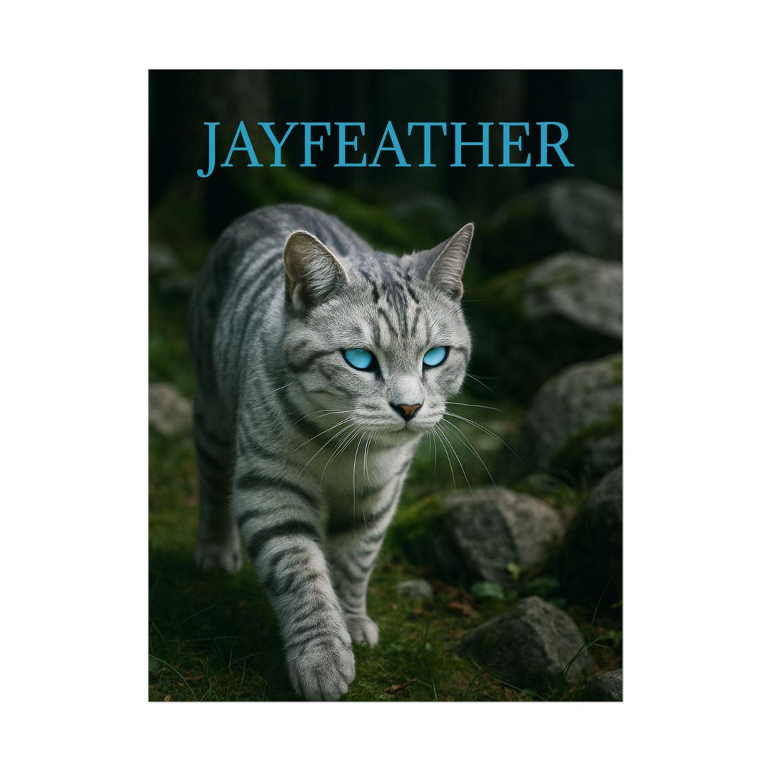 JAYFEATHER Poster, Warrior Cats - Etsy