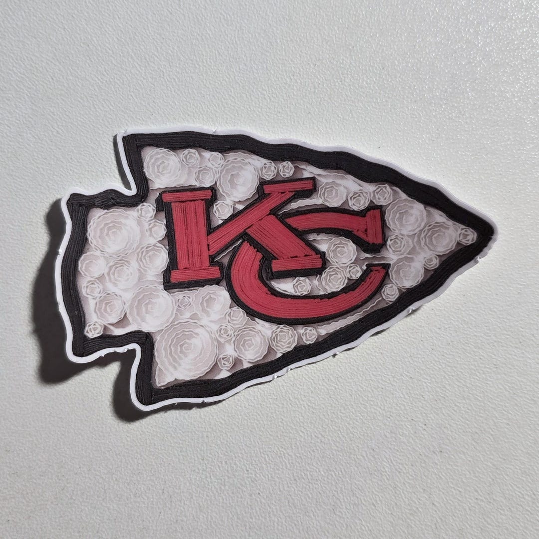 Paperquilled KC Chiefs Sticker - Etsy