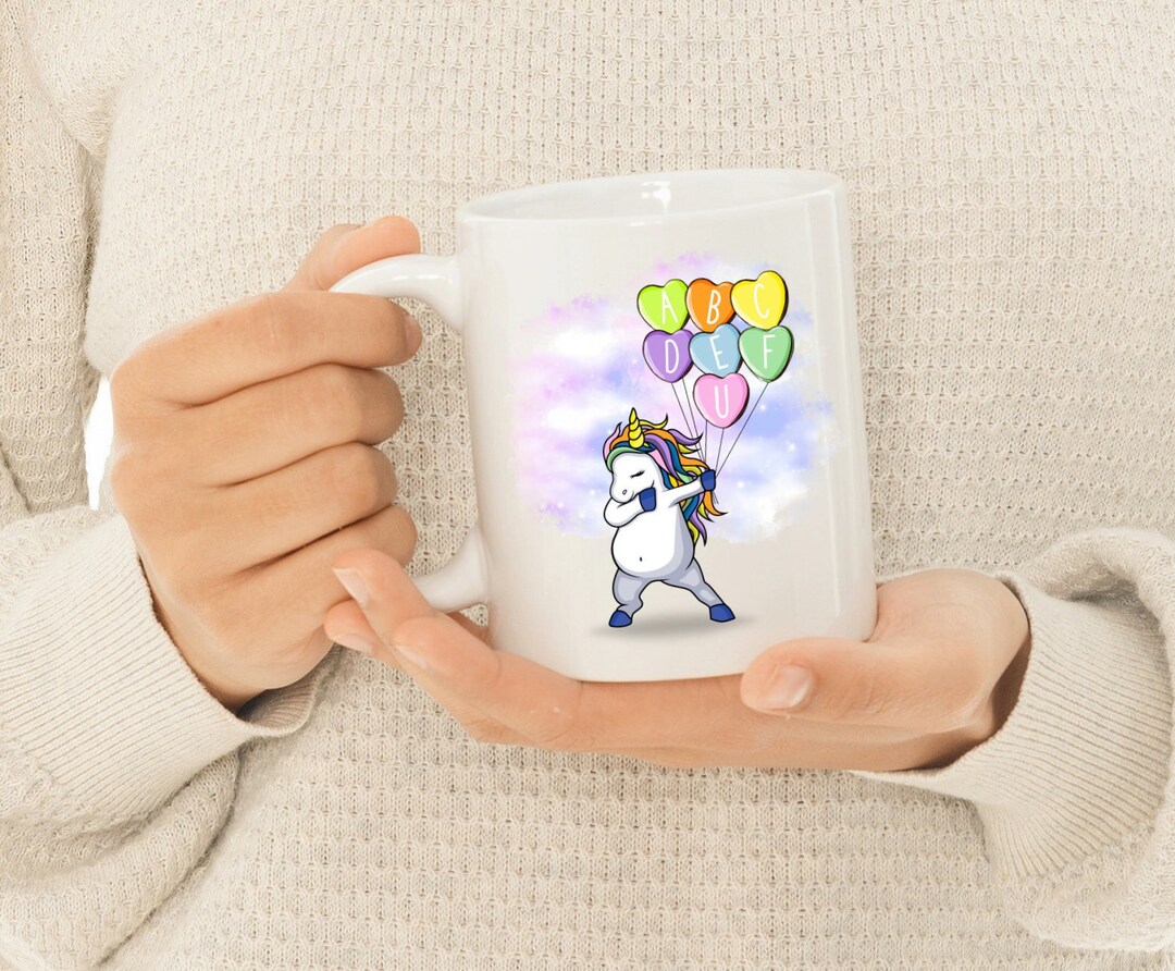 X-rated Adult Unicorn Mug / Cup / Sweary Love Heart Balloons - Etsy