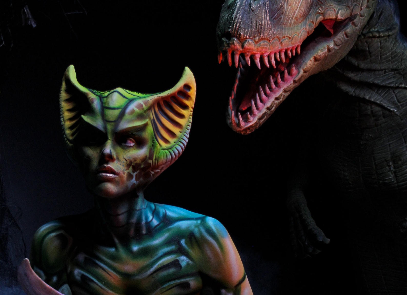 Bat Ears Prosthetic Cowl - Etsy