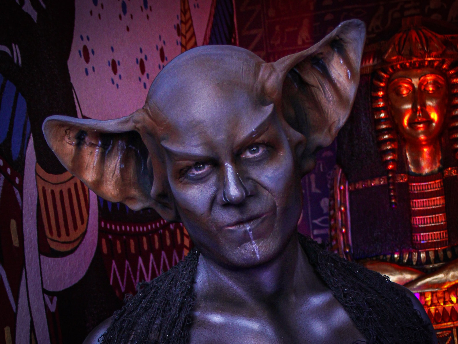 Goblin Ears Prosthetic Cowl - Etsy