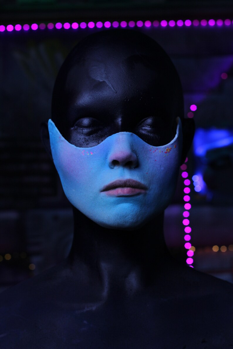 Female Monster Girl Face Mask - Etsy