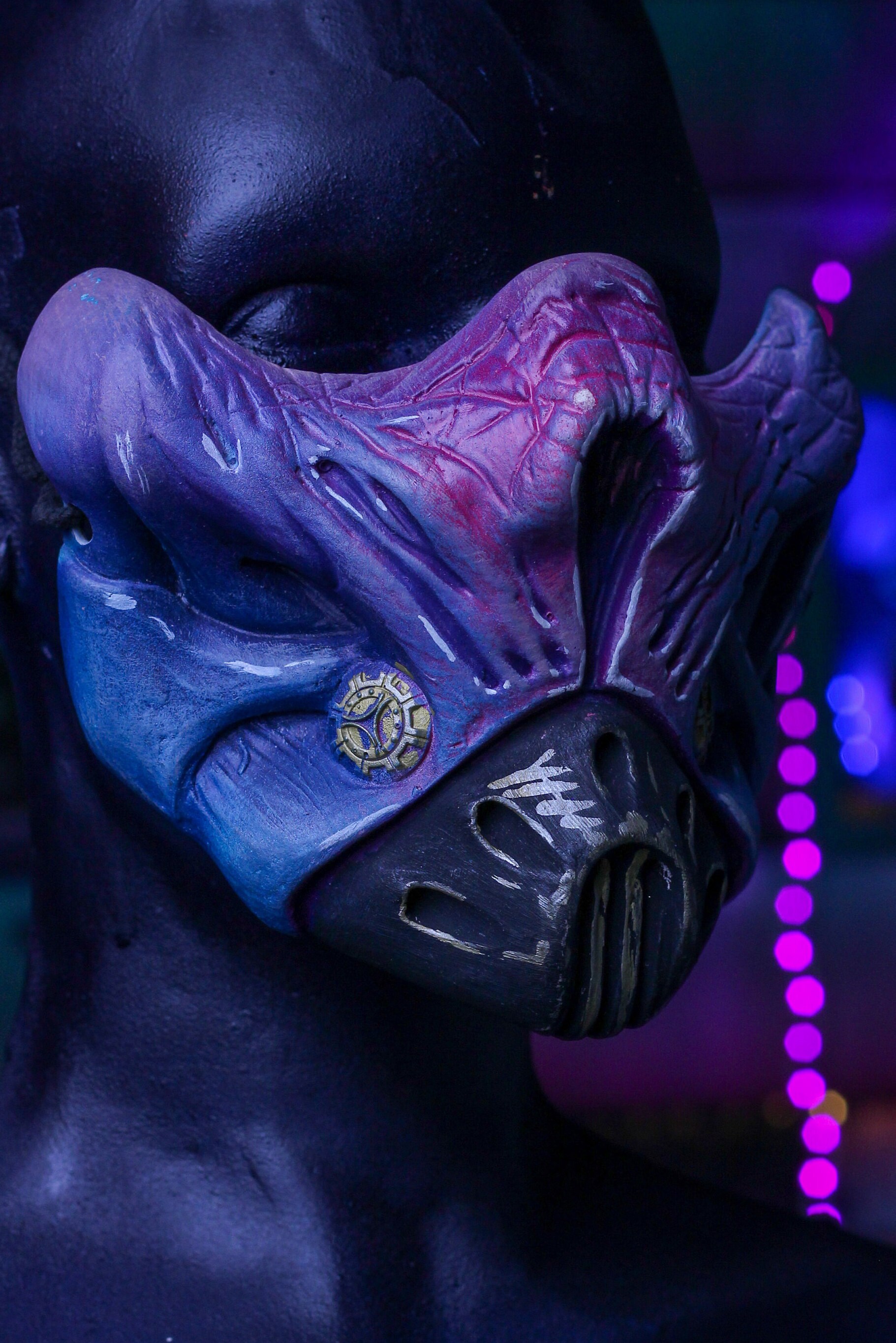 Cyber Punk Monster Face Mask | Etsy