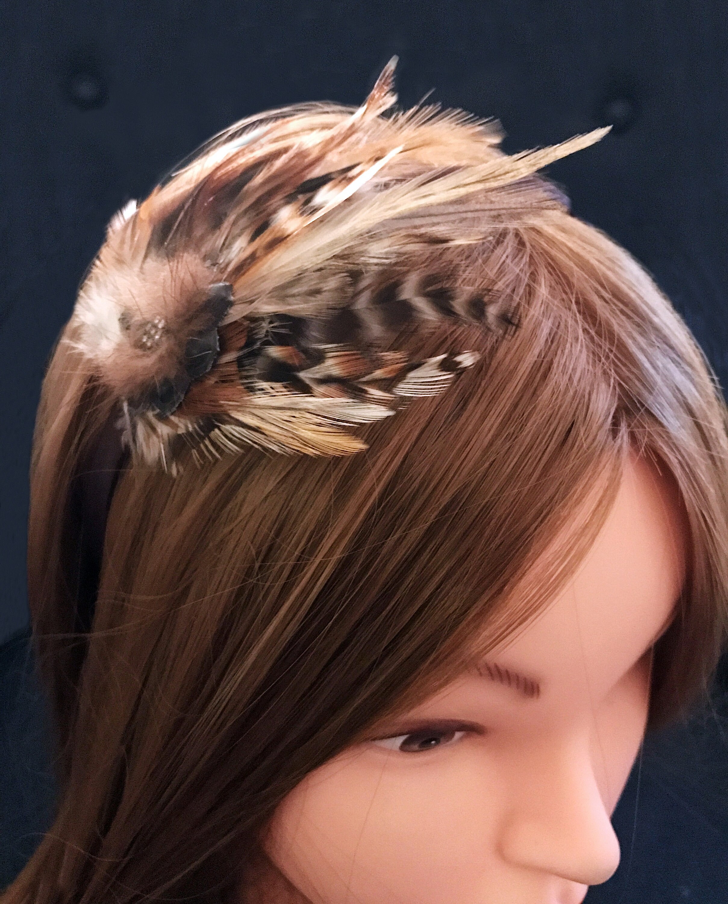 Feather Headband, Hair Accessories, Party Headband, Boho Hippie ...