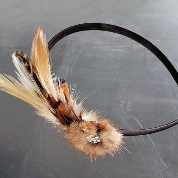 Feather Headband - Etsy