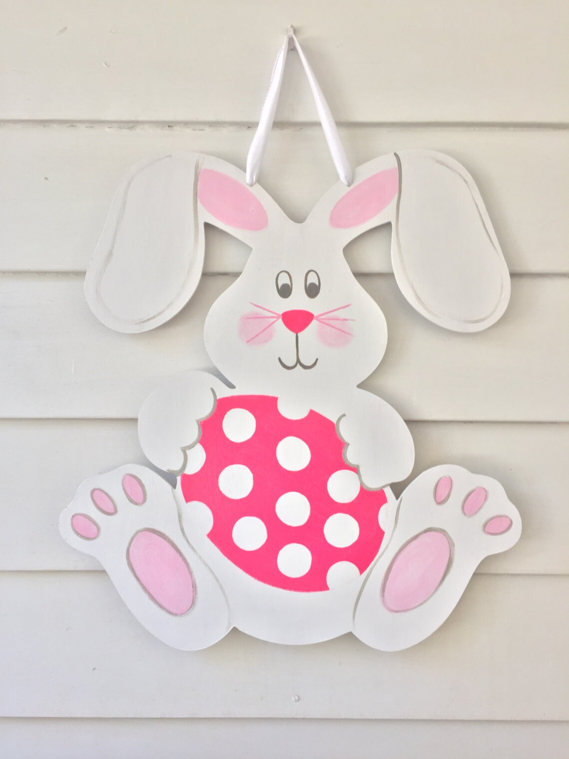 Easter Bunny Doorhanger - Etsy