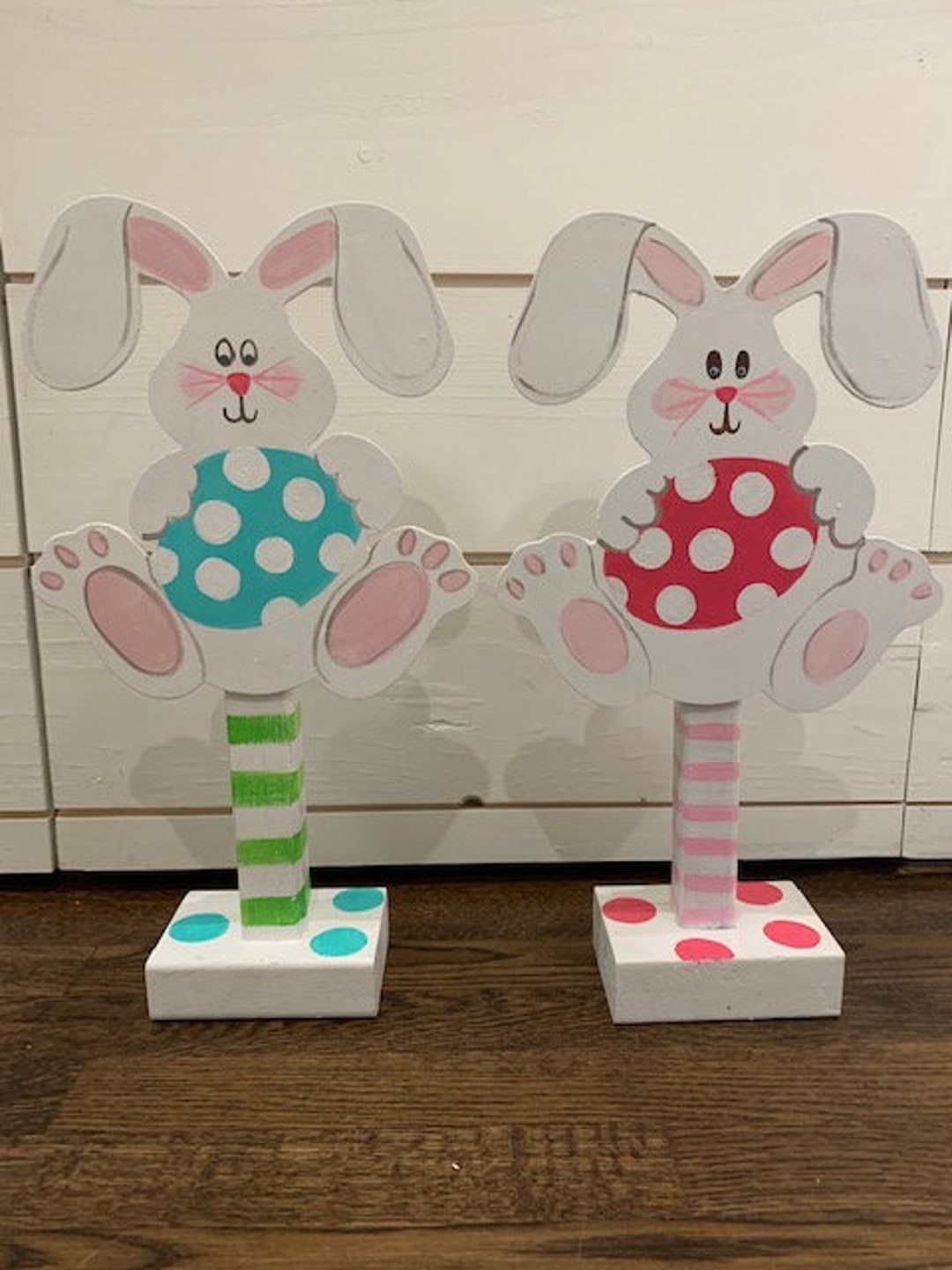 Easter Bunny Table Top Decor - Etsy