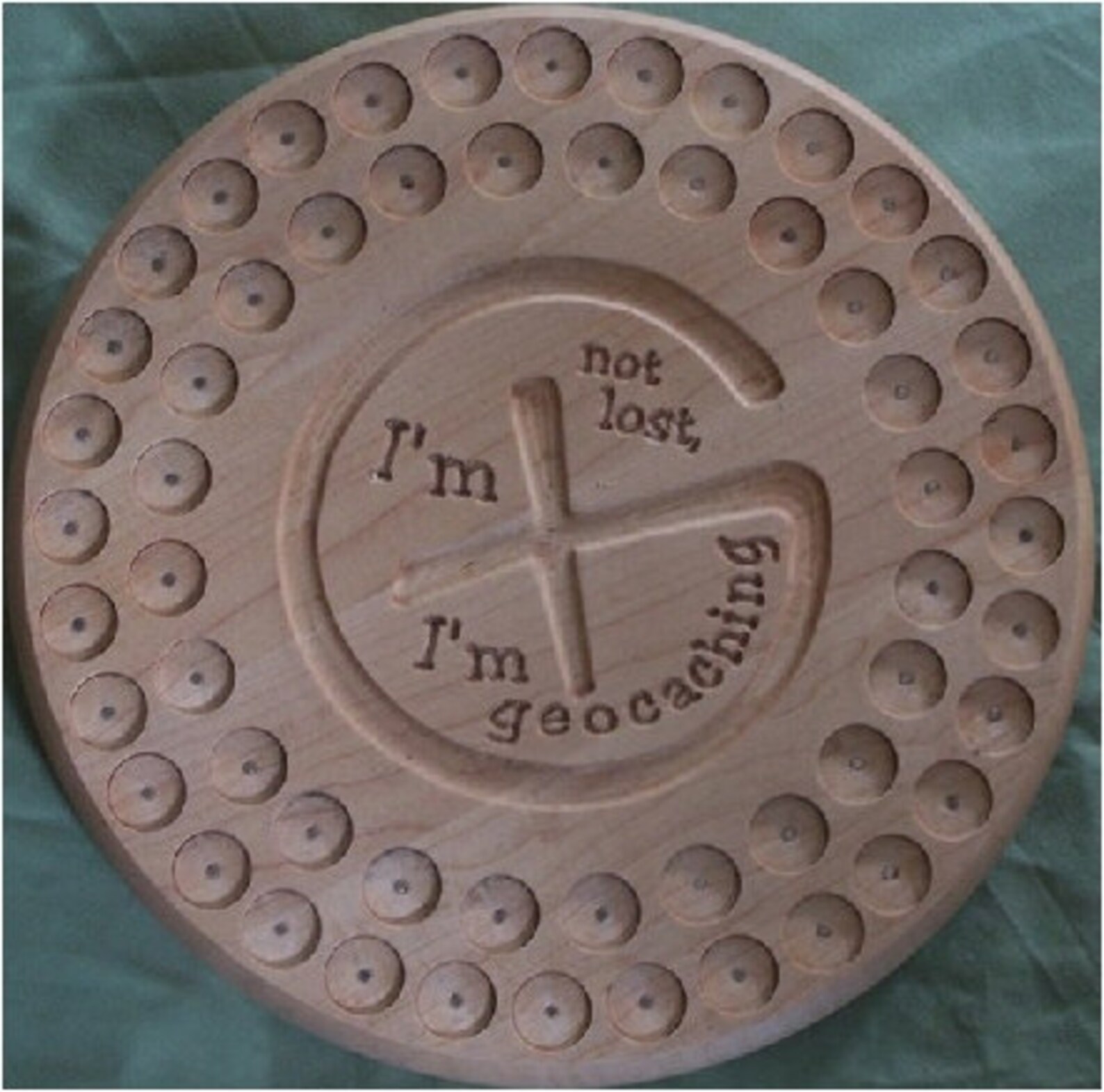 I'm Not Lost Geocaching Logo Path Tag/coin Display - Etsy