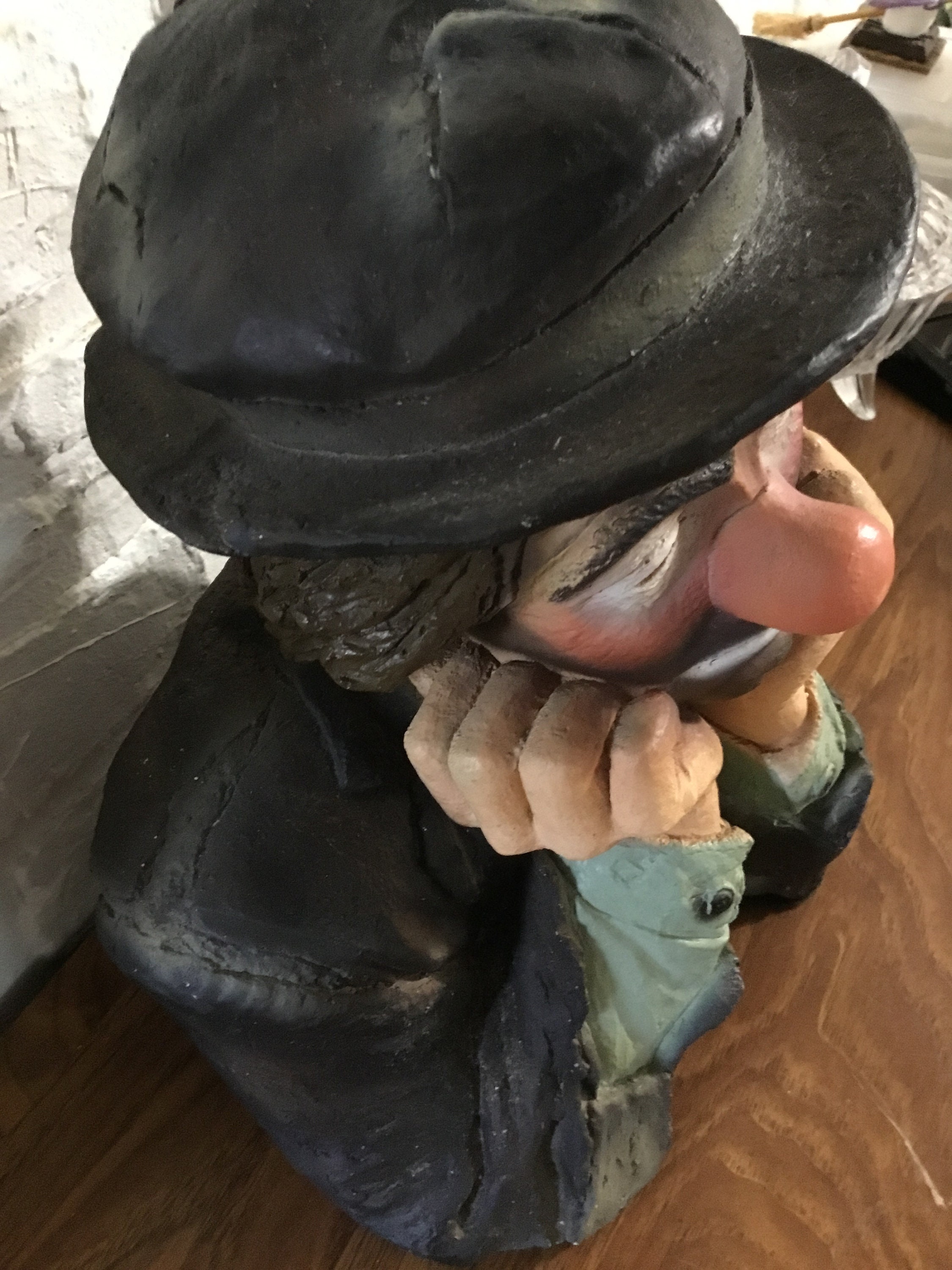 Vintage Emmet Kelly Jr. Sad Hobo Clown Bust - Etsy