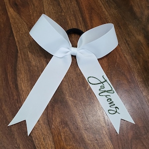 Long Tailed Hair Ribbon With 1 Name on Tail - Etsy