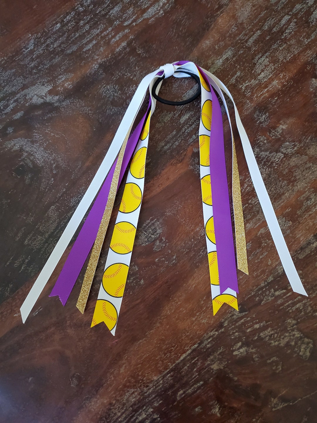 Custom Softball Spirit Ribbon/pony O/softball Team Ribbons - Etsy