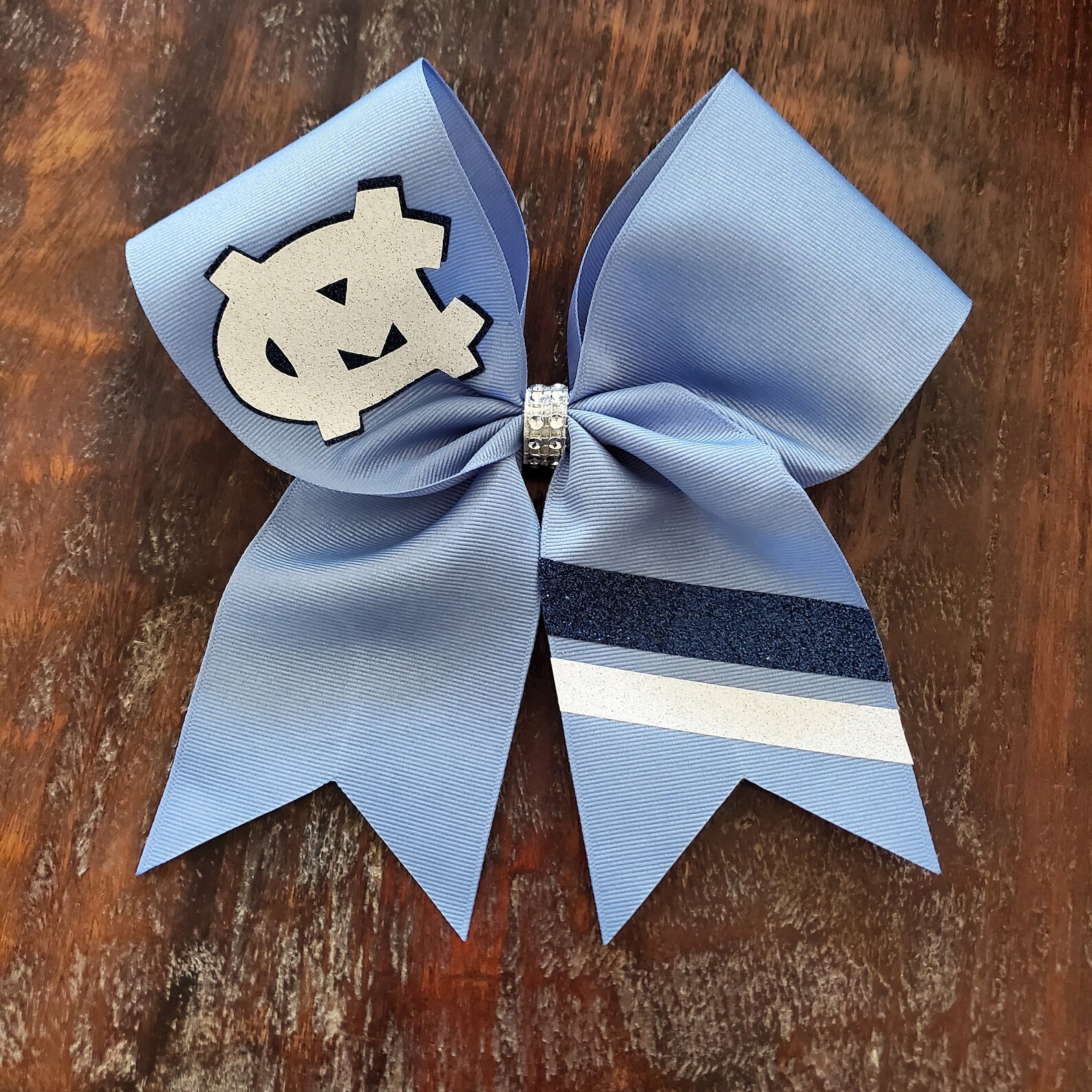 Custom Cheer Bow/softball Bow/dance Bow With 2 Stripes and 2 | Etsy